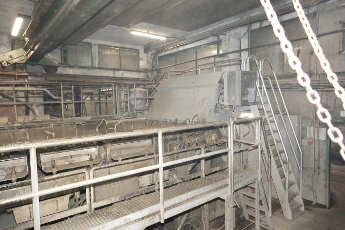 FLUTING PAPER MACHINE pope reel width 2.300 mm | CT Paper, Second Hand ...